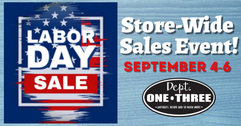 Dept One Three – Antiques, Decor and So Much More